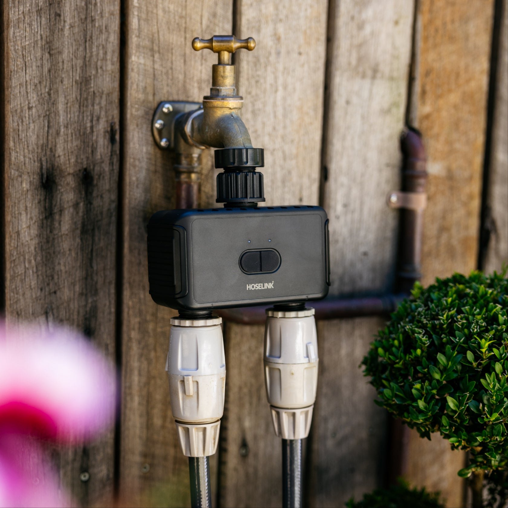 Dual Outlet Bluetooth Tap Timer | Hoselink