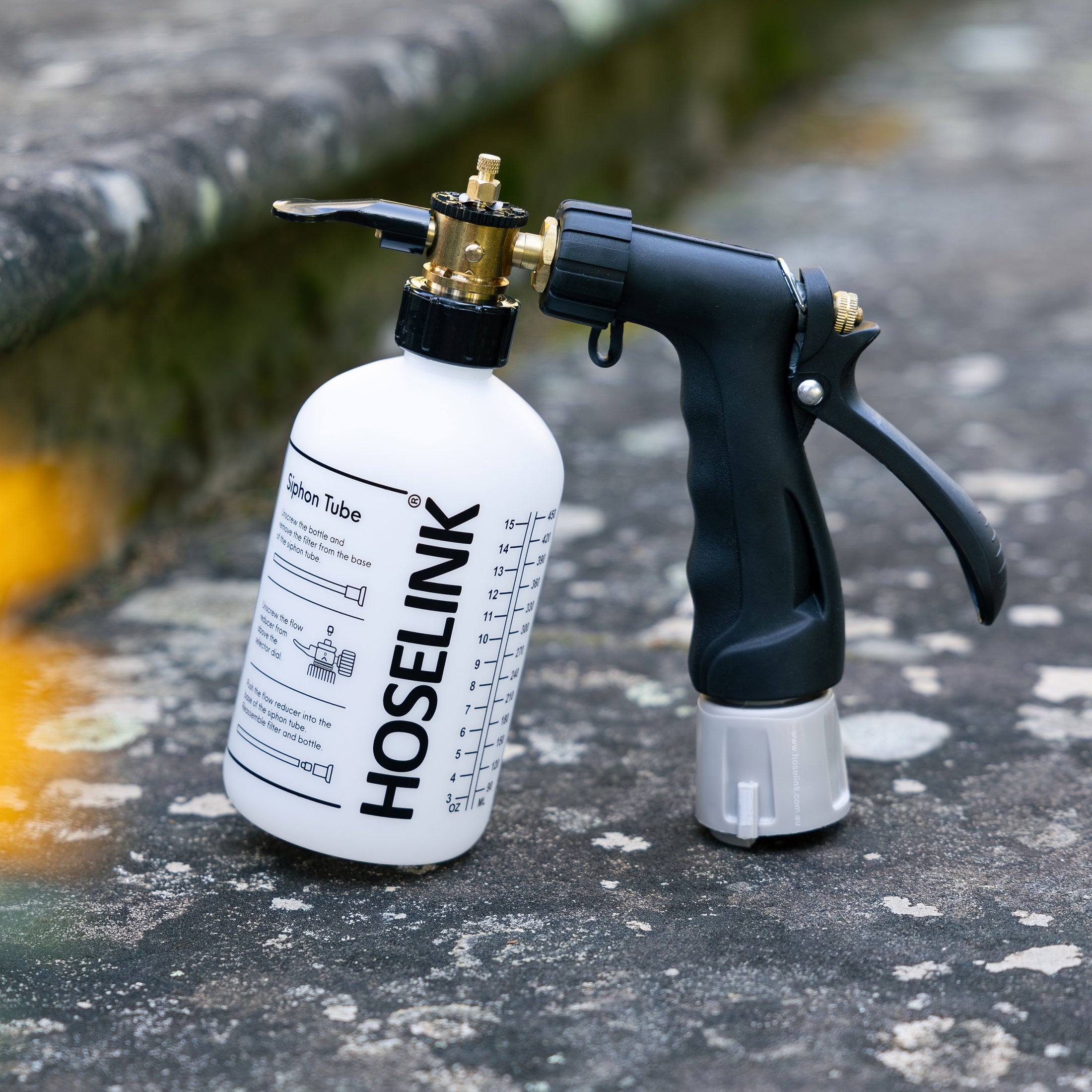 Adjustable Fertiliser Spray Mixer Bottle | Hoselink