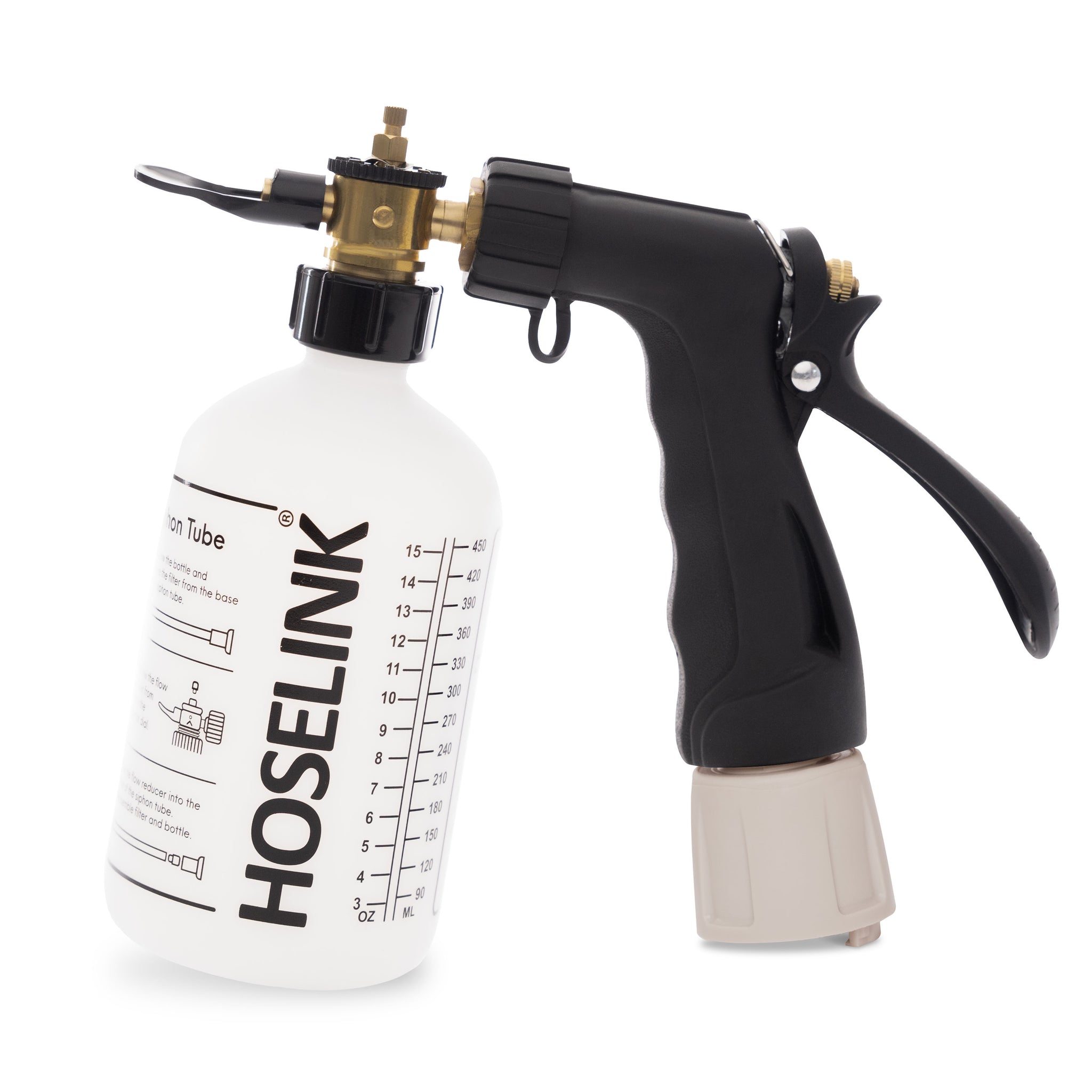 Adjustable Fertiliser Spray Mixer Bottle | Hoselink