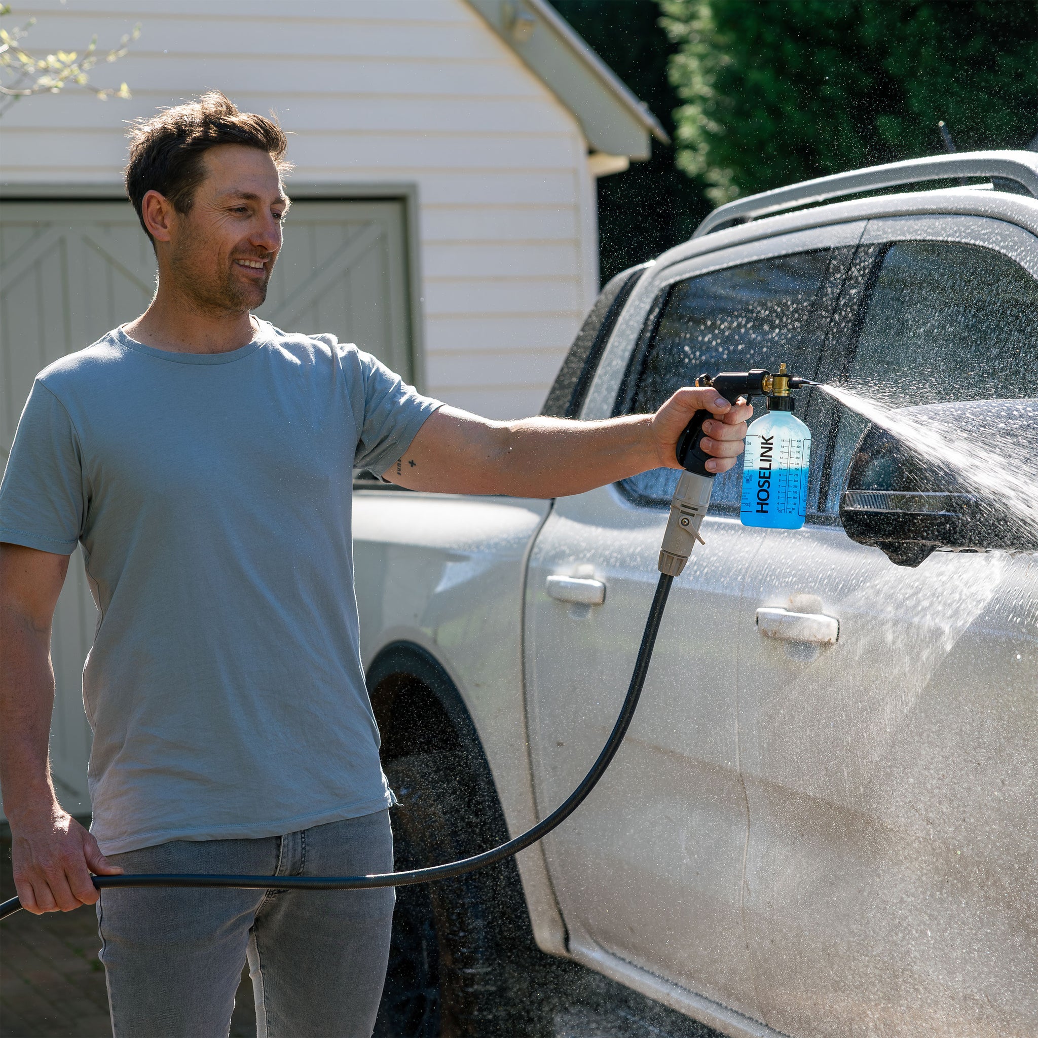 Adjustable Fertiliser Spray Mixer Bottle | Hoselink