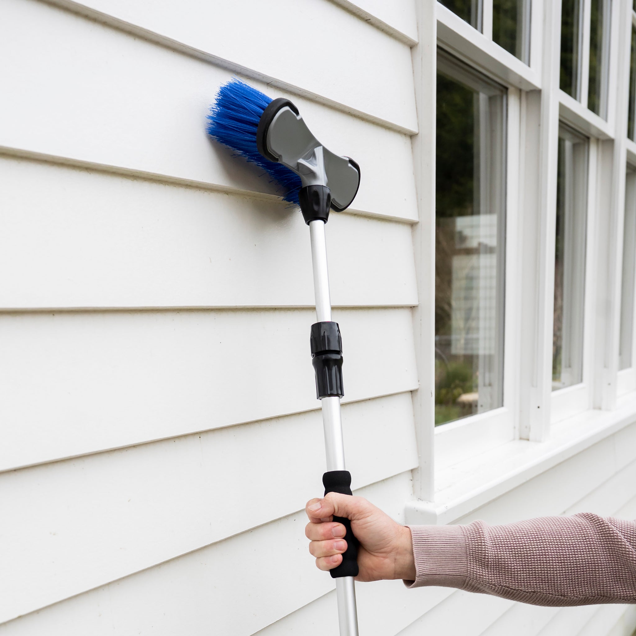 Outdoor Cleaning Brush Head | House Scrub | Firm Bristles – Hoselink