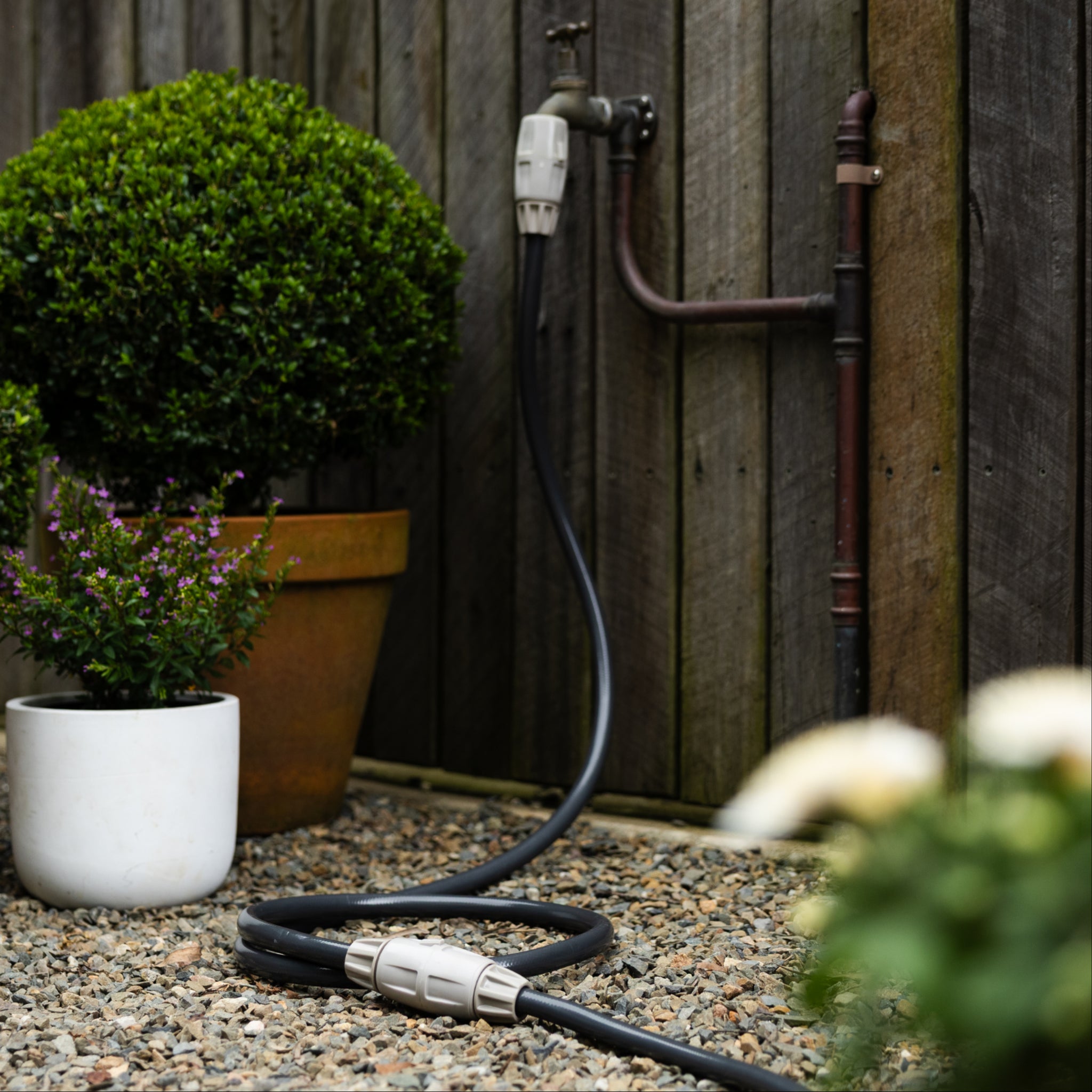 Hose Reel Leader Hose Extension - Charcoal | Hoselink