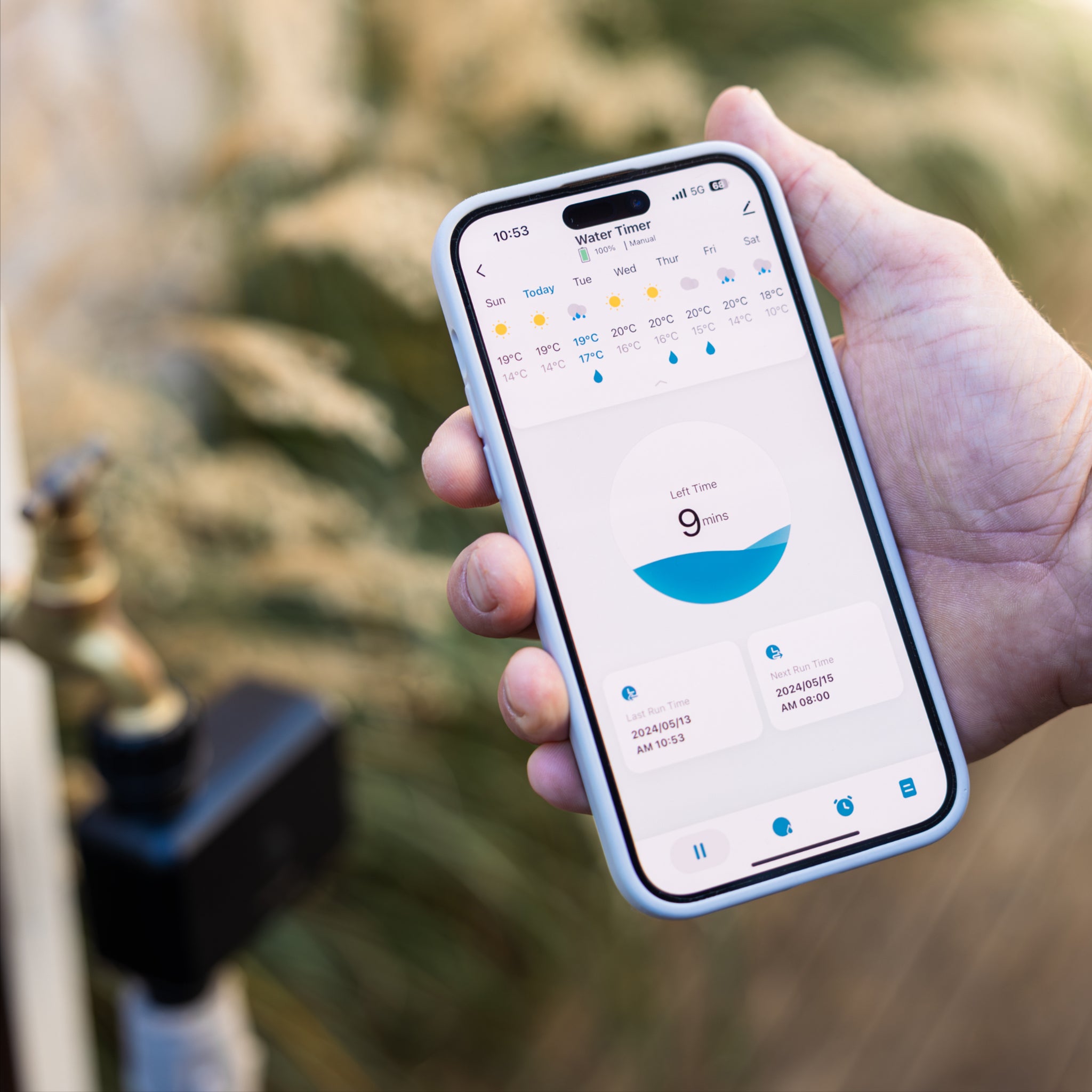 Bluetooth Tap Timer | Single Outlet | Hoselink