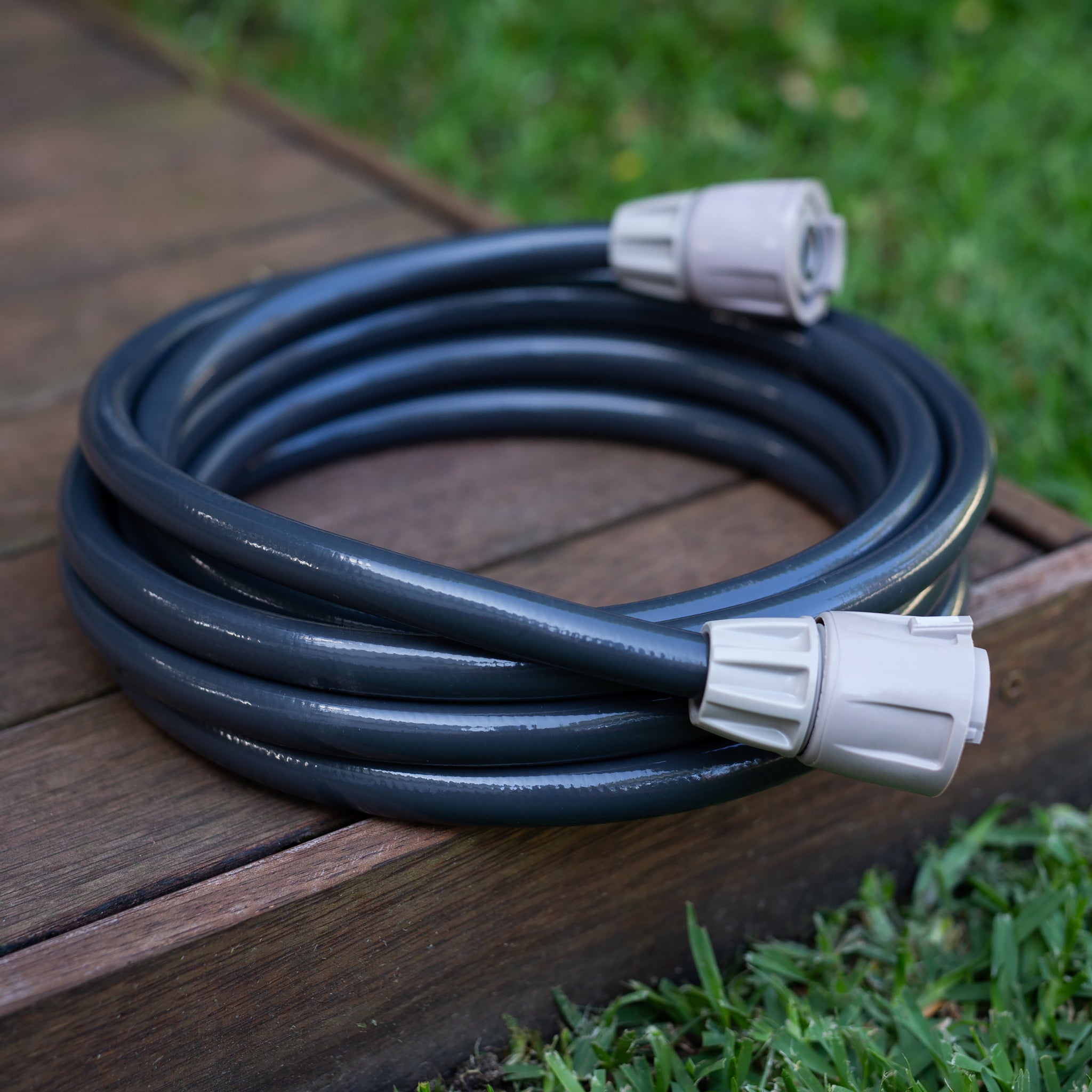 Hose Reel Leader Hose Extension - Charcoal | Hoselink