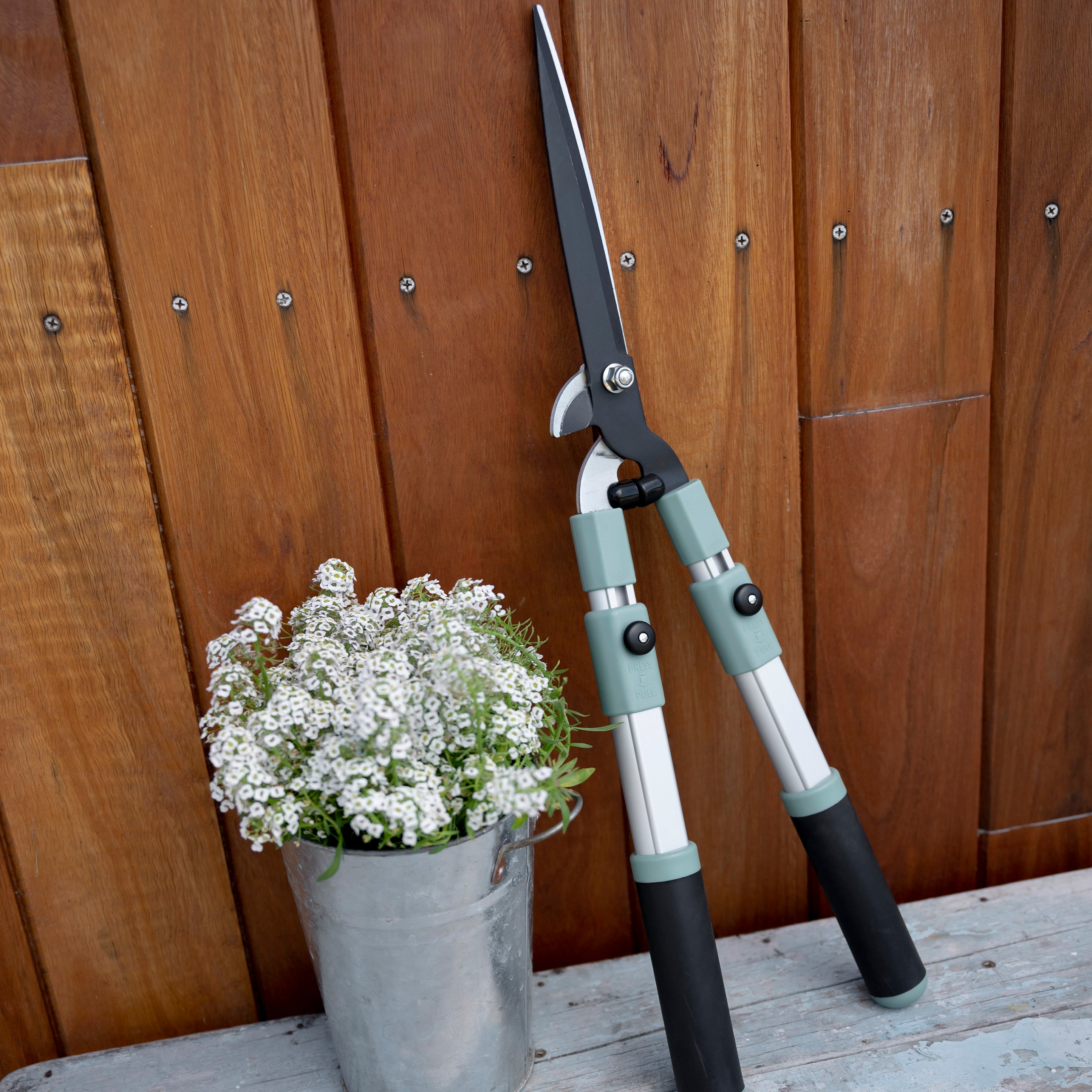 2-in-1 Hand Hedge Shears | Telescopic Hedge Shears | Hoselink