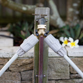 2-Way Brass Tap Adapter for Standard Taps | Hoselink